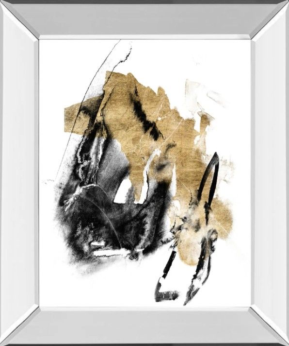Classy Art Black and Gold Splash IV by Jennifer Goldberger Wall Art ...