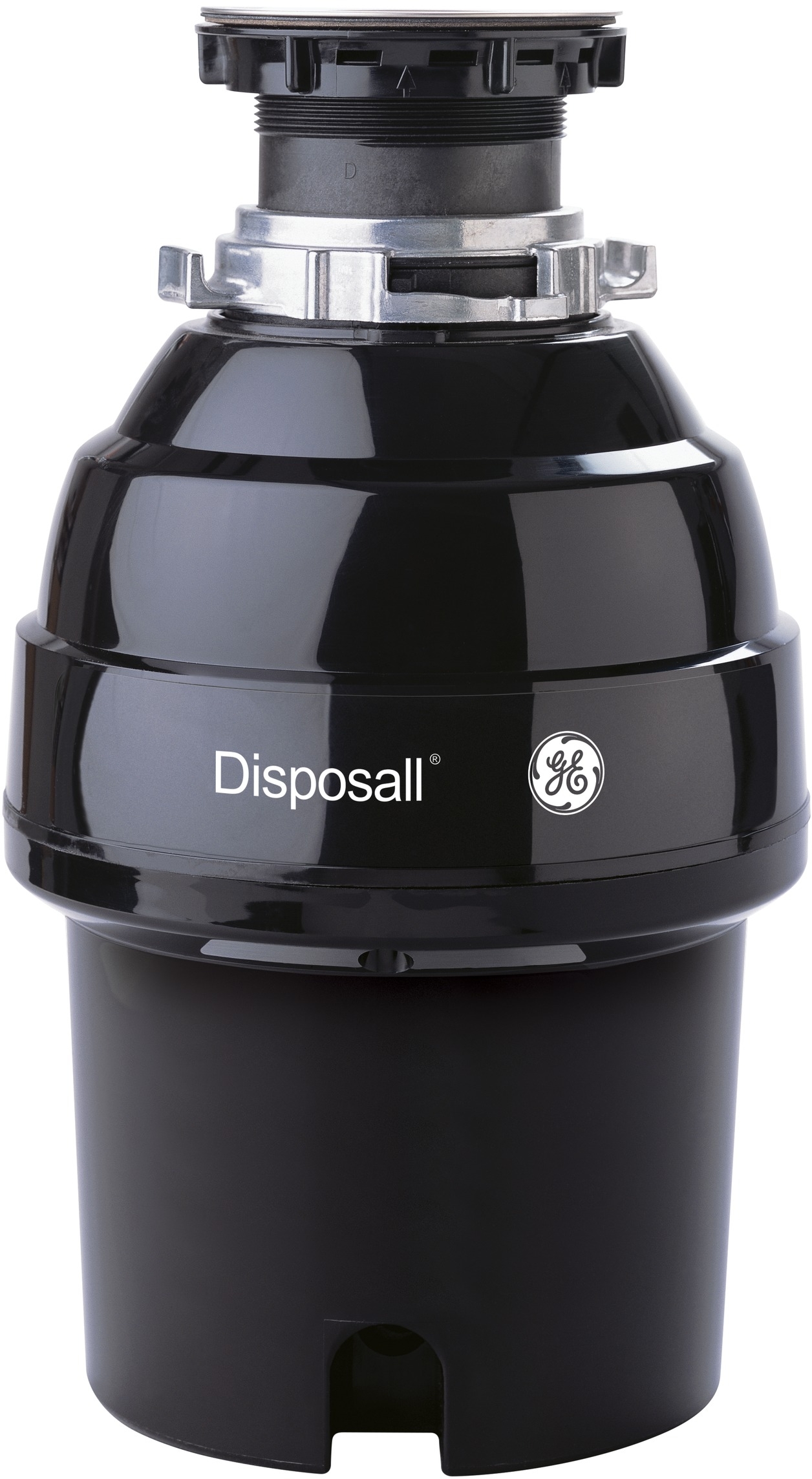 GE® Disposall® 3/4 HP Continuous Feed Non-Corded Black Garbage Disposal ...