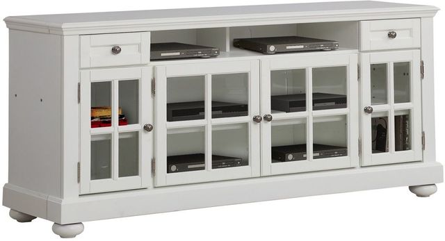 Parker House® Cape Cod Vintage White 76" TV Console | Hoelscher's Fine ...