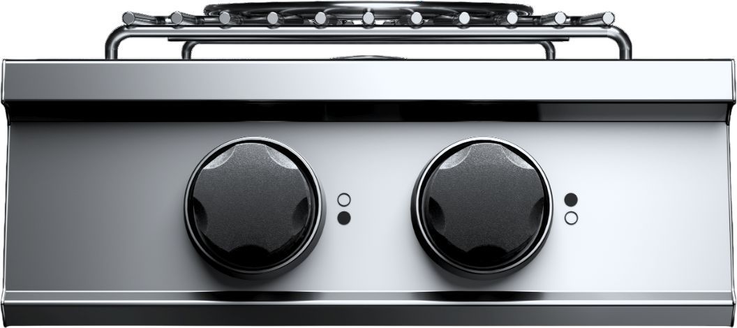 Kalamazoo™ 16" Marine-Grade Stainless Steel Natural Gas Double Cooktop ...