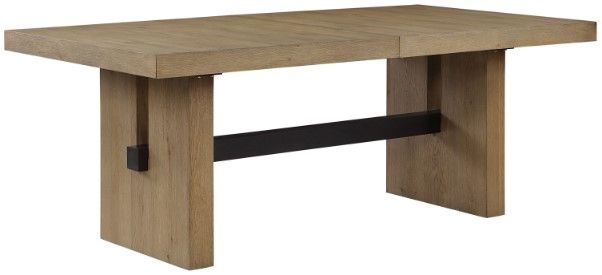 Steve Silver Co. Aubrey Waxed Driftwood Table | Sleep Ezzz | Rolla, MO