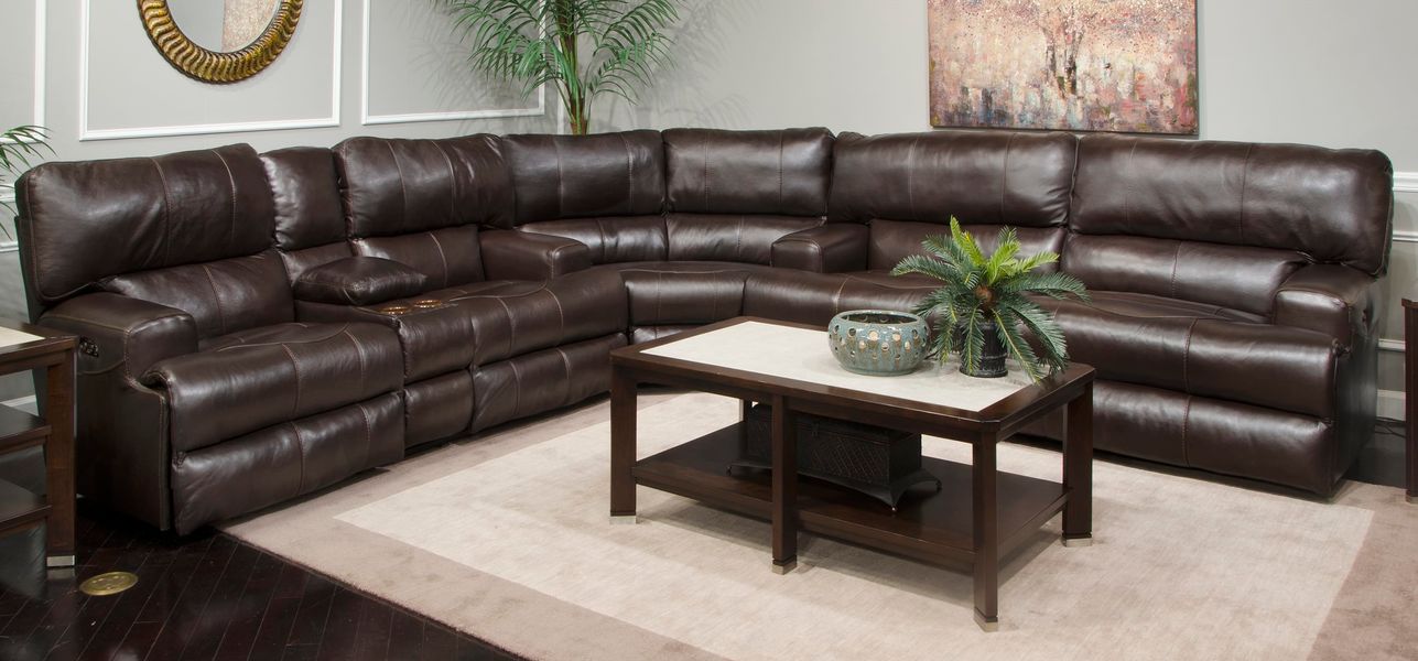 iAmerica® Roberto 3-Piece Lay Flat Power Reclining Sectional | Big ...