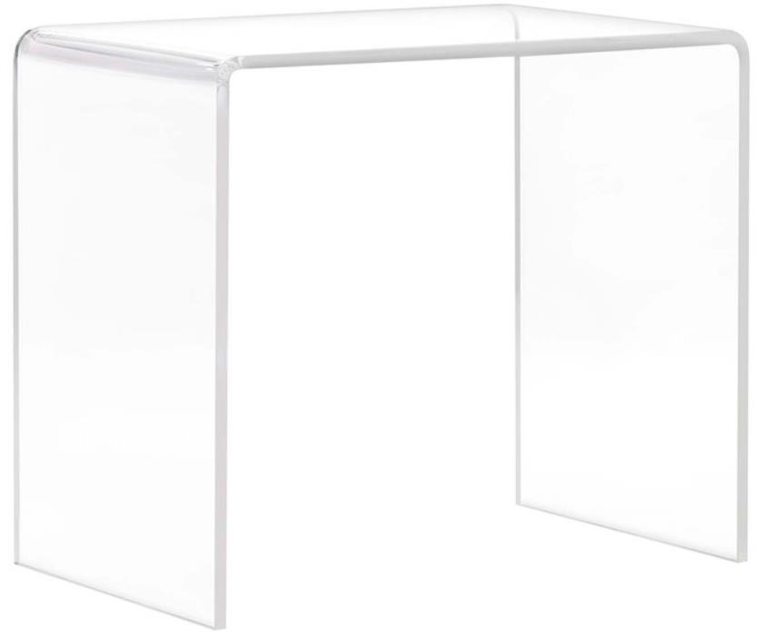 Progressive Furniture A La Carte Acrylic Small Office Desk McMasters Home Gallery