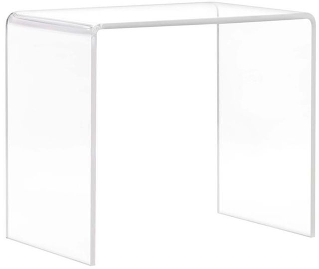 Progressive® Furniture A La Carte Acrylic Small Office Desk | Lundquist ...