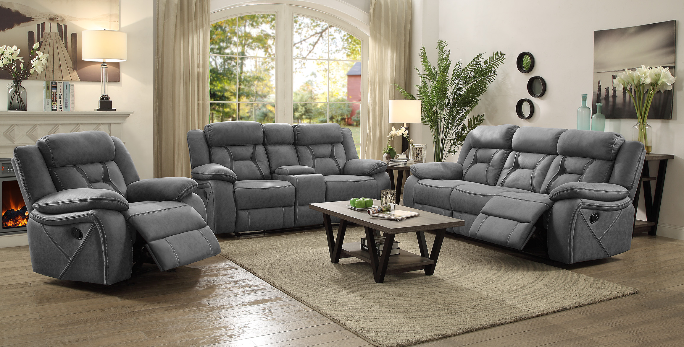 2 piece recliner set store