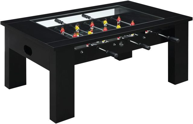 Elements International Giga Black Foosball Table | Fischer Furniture ...