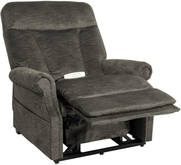 Mega Motion Darby Pewter Power Lift Recliner