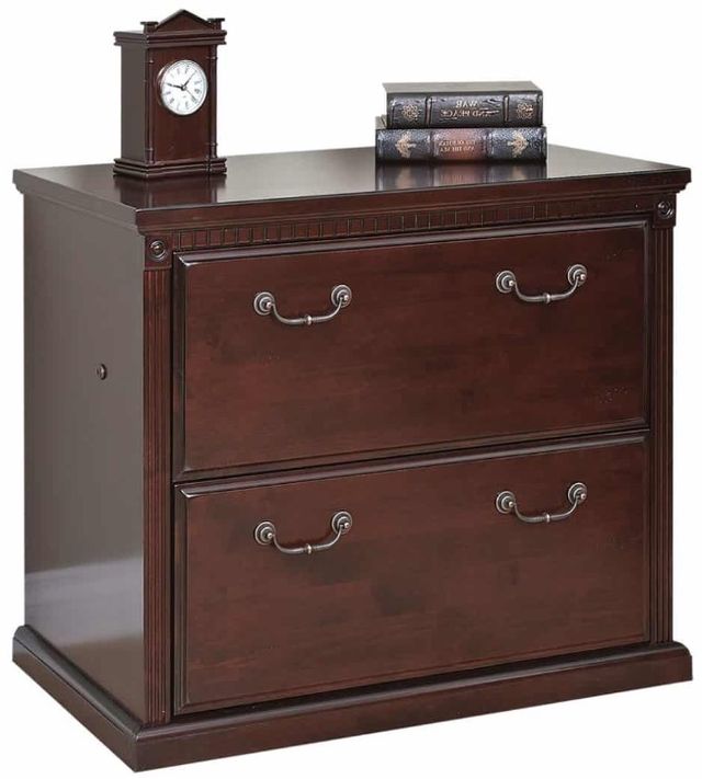 Martin Furniture Huntington Vibrant Cherry 2-Drawer Lateral File Cabinet | Fischer Furniture ...