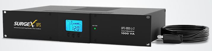 SurgeX Line Interactive UPS with Surge Eliminator and Power Conditioner ...