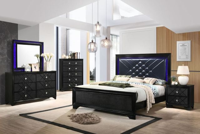 Black bedroom sets queen store