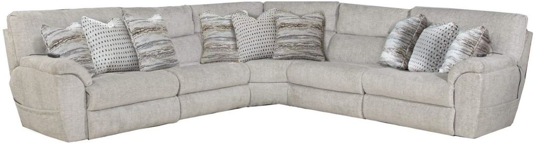 Catnapper® Escape 5-Piece Artic Power Reclining Sectional Set ...