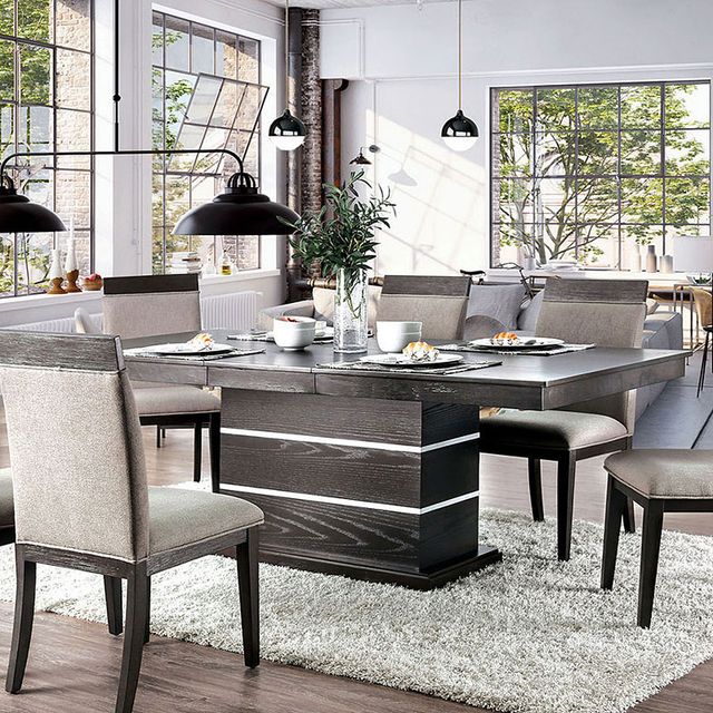 Furniture of America® Modoc Espresso Dining Table | Lichti's TV ...