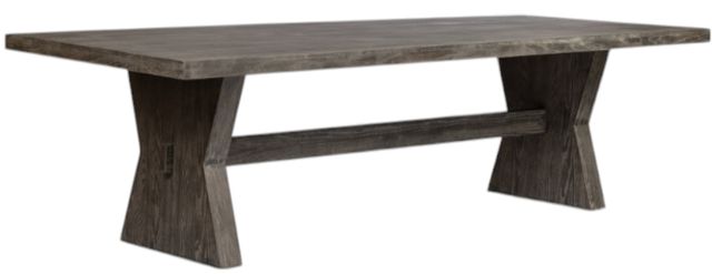 Four Hands Tia Black Burnt Dining Table | Marshall's Home Living ...