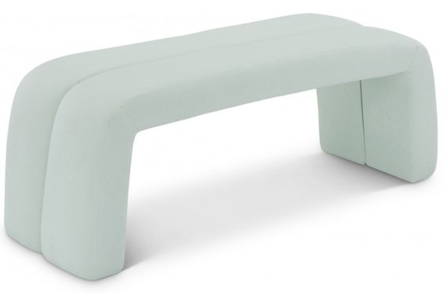 Meridian Furniture Arc Mint Bench | Mid Tenn Furniture | Murfreesboro, TN