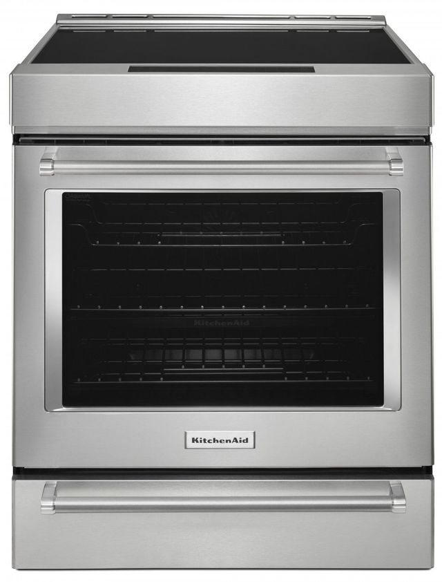 KitchenAid® 30" Stainless Steel Slide In Electric Induction Range ...