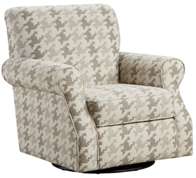 Fusion Furniture Basic Wool Blass Berber Swivel Chair | The Cleveland ...
