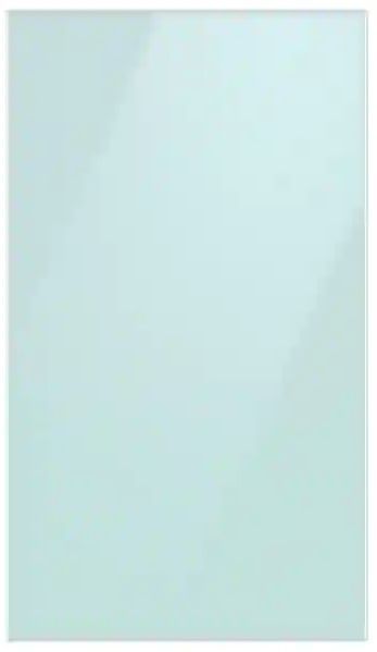 Samsung Bespoke Flex™ 18" Morning Blue Glass French Door Refrigerator ...