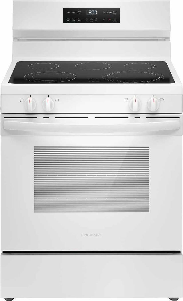 Frigidaire® 30" White Freestanding Electric Range | Midland Appliance ...
