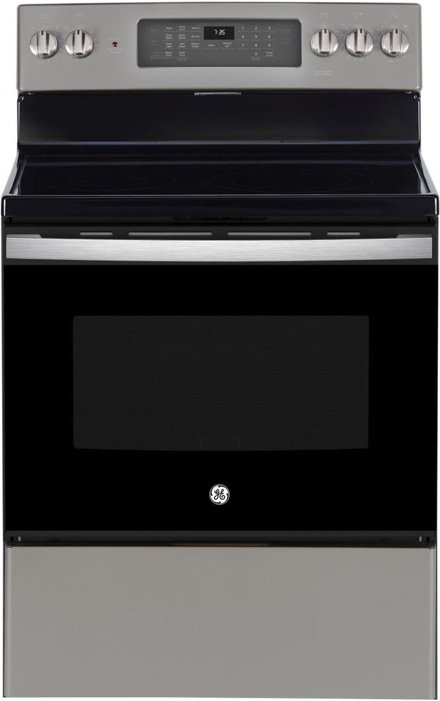 GE® 30" Slate Freestanding Electric Range | Universal Appliances