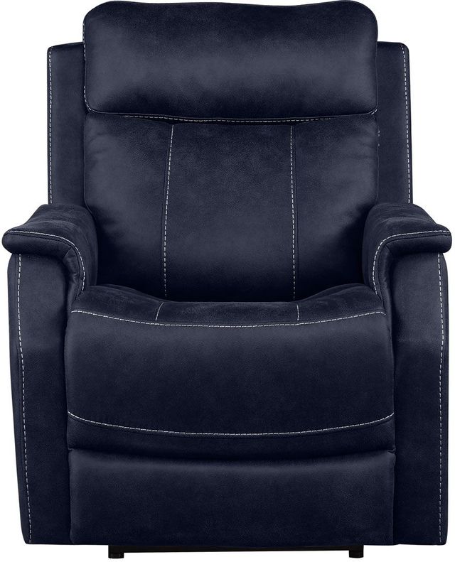 Steve Silver Co. Valencia Ocean Blue Recliner | Midwest Clearance ...