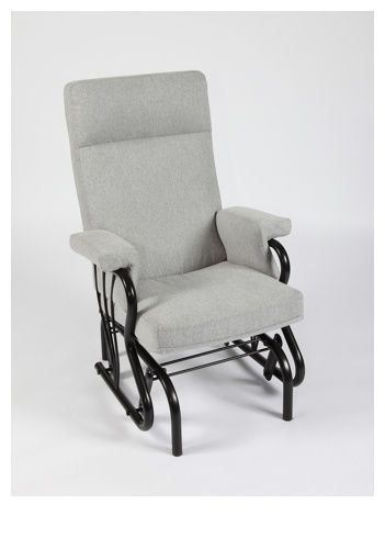 Crinar Gray Glider Chair | Ameublement BrandSource Paquin
