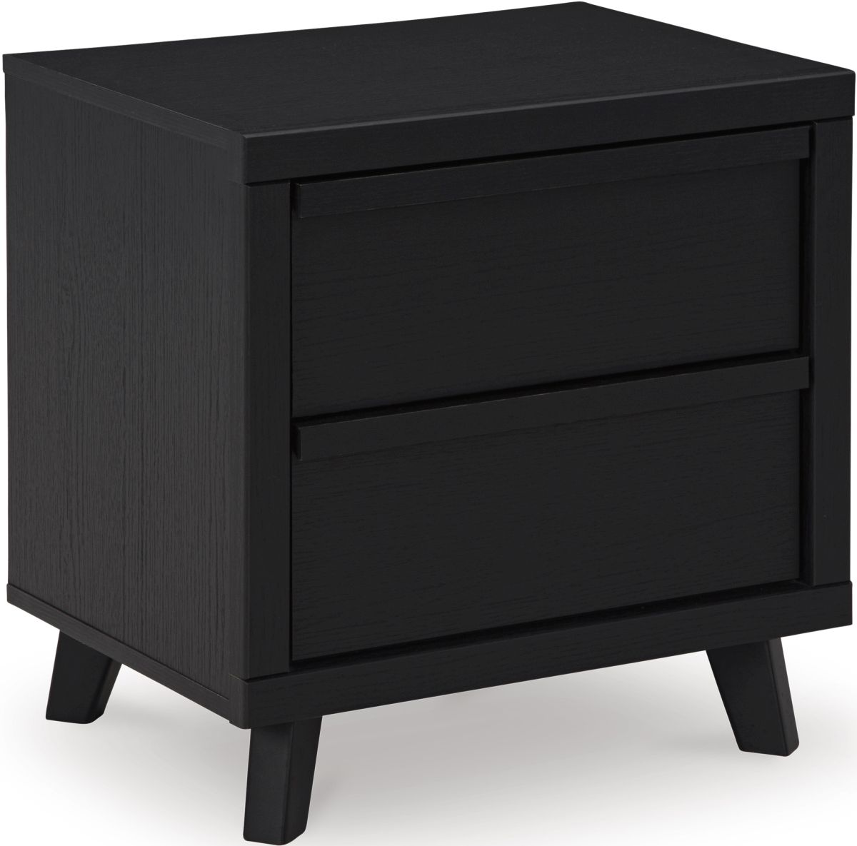 Signature Design by Ashley Danziar Black Nightstand Becker Furniture Twin Cities Minneapolis St. Paul MN