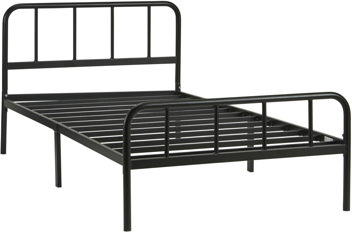 Signature Design by Ashley Trentlore Black Twin Platform Bed Farnham s Furniture Galleries Casper Wyoming