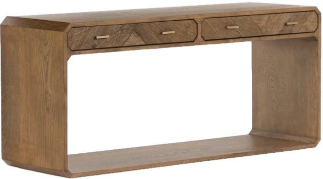 Four Hands Caspian Natural Ash Console Table | Karvonen’s
