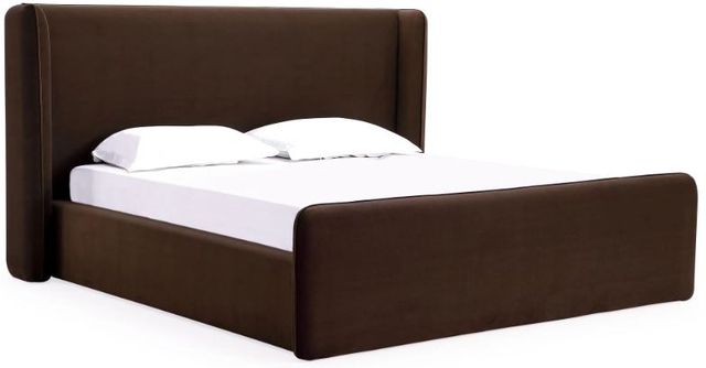 Modus Furniture Formosa Bacall Cola Eastern King Upholstered Wingback ...