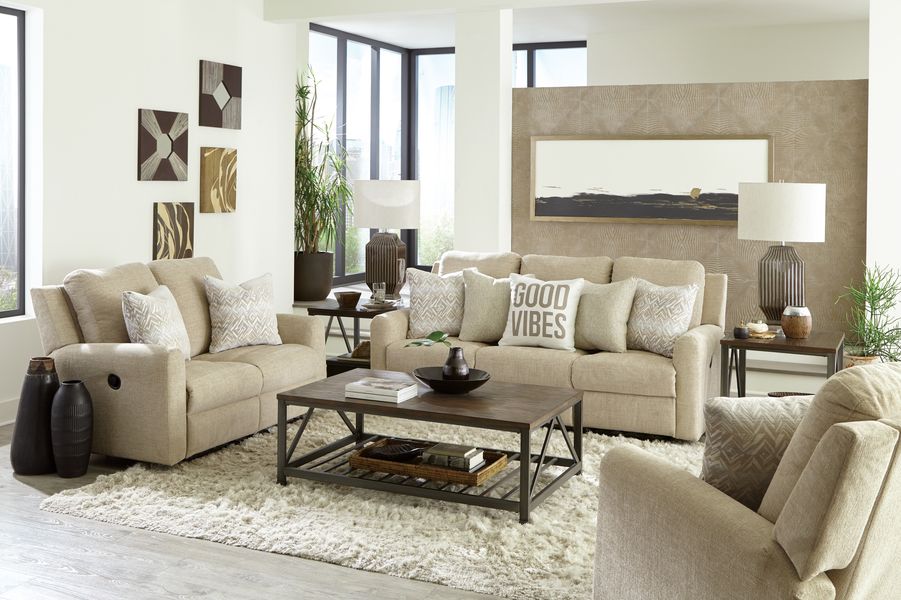 iAmerica Good Vibes Putty Power Reclining Sofa | Pieratt's