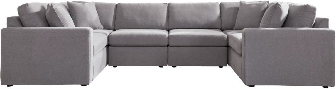 Signature Design by Ashley® Modmax 6-Piece Granite U-Shape Sectional ...