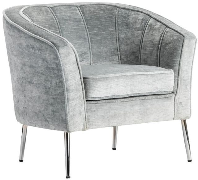 Crestview Collection Jefferson Gray Accent Chair | Big Sandy Superstore ...
