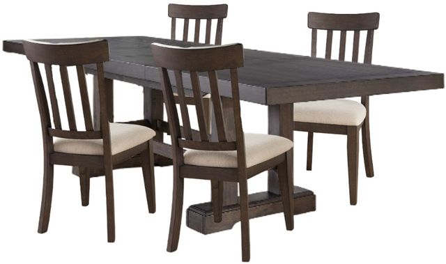 Steve Silver Co. Napa 5-Piece Dusky Cedar/White Dining Set | Midwest ...