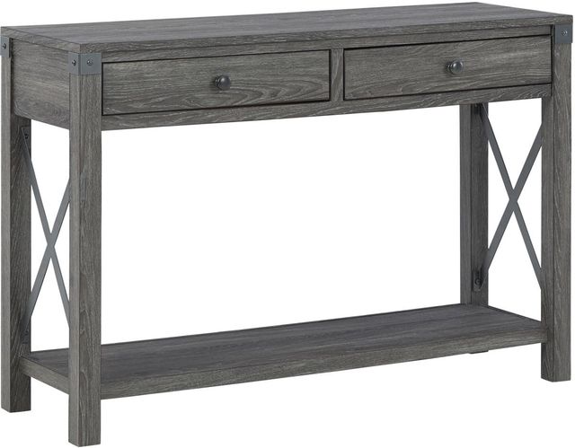 Signature Design by Ashley® Freedan Grayish Brown Console Sofa Table ...