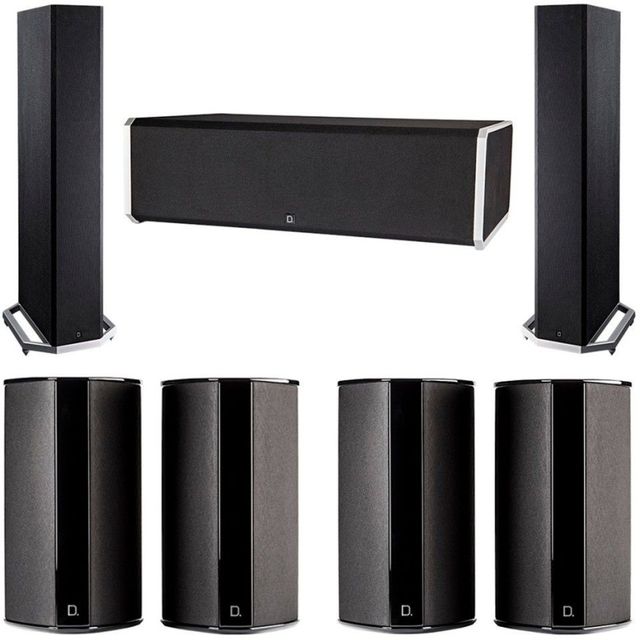Definitive Technology 7.0 System with 2 BP9020 Tower Speakers, 1 CS9080 ...