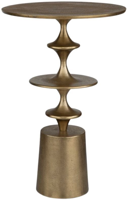 Uttermost® Flight Antique Brass Accent Table | Bob Mills Furniture