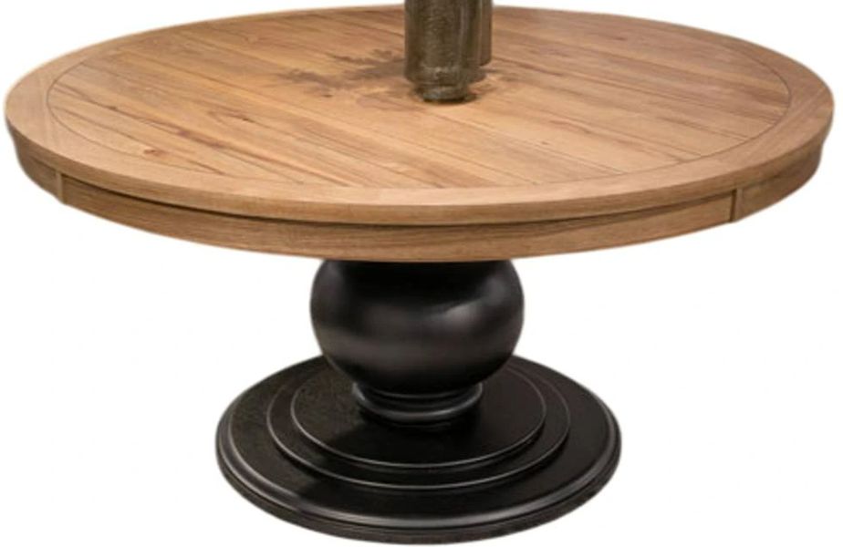 Signature Design by Ashley® Gramburg Light Brown Round Dining Table ...