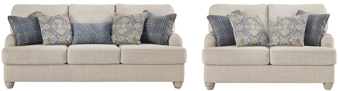 Benchcraft® Traemore 2-Piece Linen Living Room Set | Karvonen’s