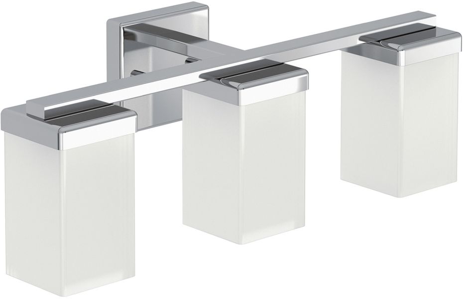 Moen® 90°™ Chrome Three Globe Bath Light | Frank DeClemente, Inc