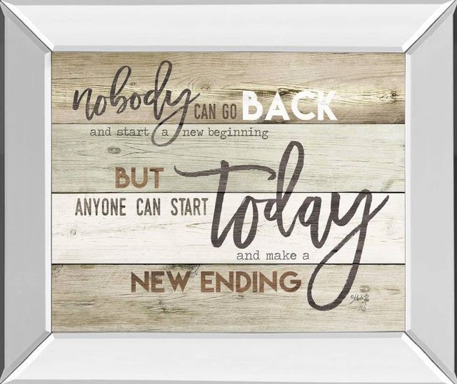 Classy Art New Ending by Marla Rae Mirrored Frame Wall Art | Fischer ...