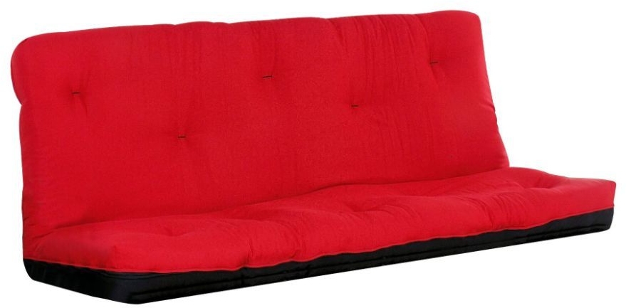 ACME Furniture Nabila Black Red 8 Full Futon Mattress Max Fine Furniture Appliance Weslaco TX