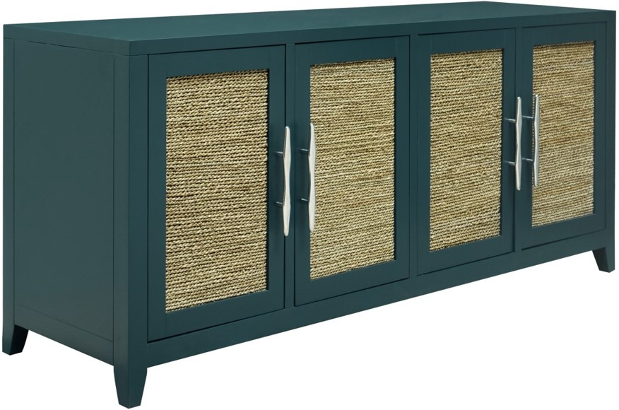 Elk Home Studio Joyner Natural Neptune Blue Credenza Dewey Furniture Vermilion OH