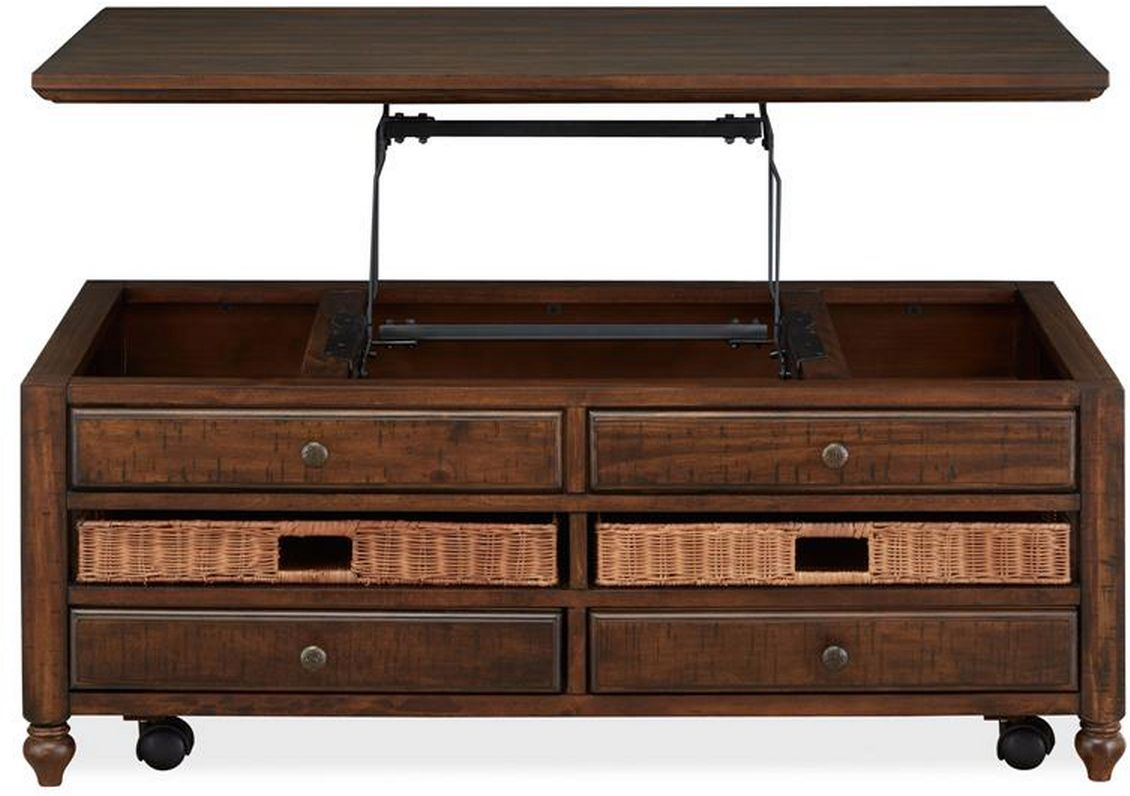 Magnussen lift top cocktail table store