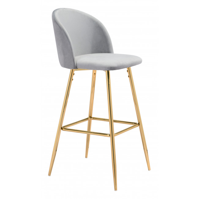 Zuo Modern Desi Gray Bar Chair