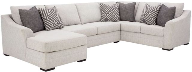 Benchcraft® Koralynn 3-Piece Stone Left Arm Facing Chaise Sectional | O ...