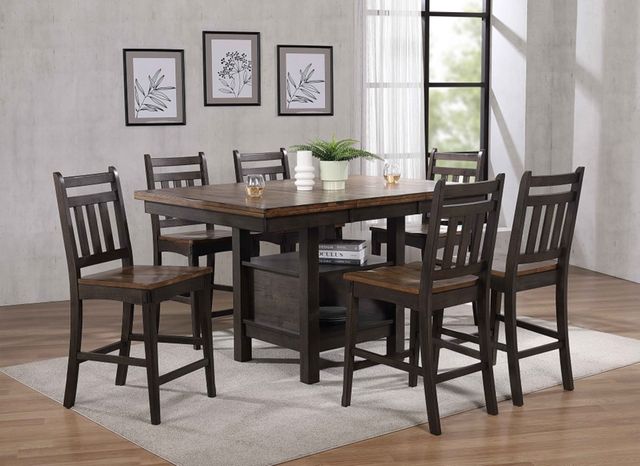 Allwood Furniture Group #146 Rustic Pub 5 Piece Dining Set | Fischer ...