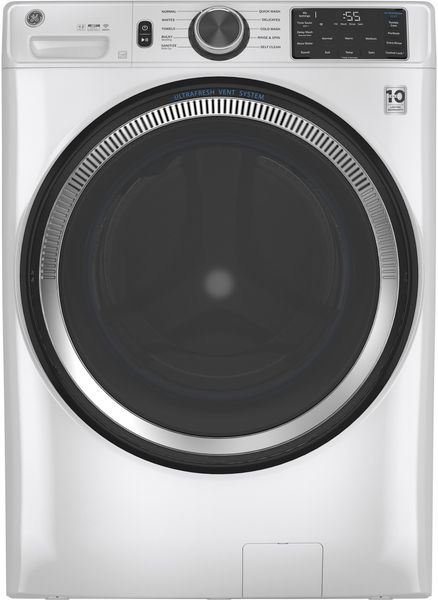 GE® 4.8 Cu. Ft. White Smart Front Load Washer | Home Appliances ...