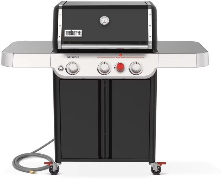 Weber® Genesis E-325 3-Burner Black Freestanding Natural Gas Grill ...