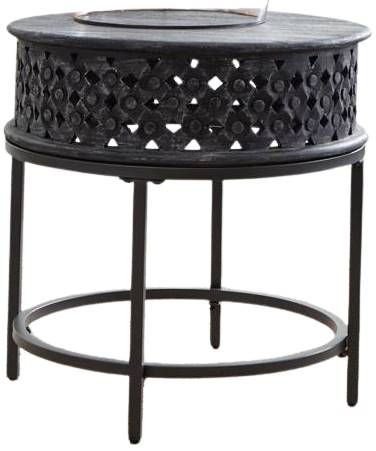Liberty Furniture Stella Chalkboard Black End Table | Big Sandy ...