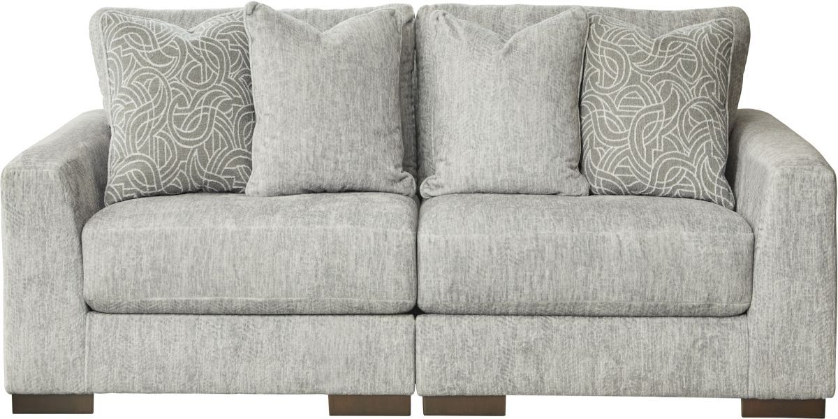 Signature Design by Ashley® Regent Park 2-Piece Pewter Small Spaced ...